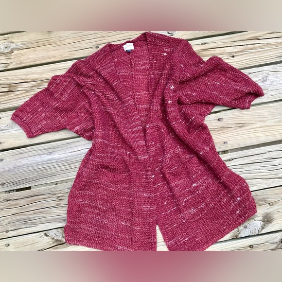 Universal Thread | Sweaters | Universal Thread Burgundy Red Oversized ...